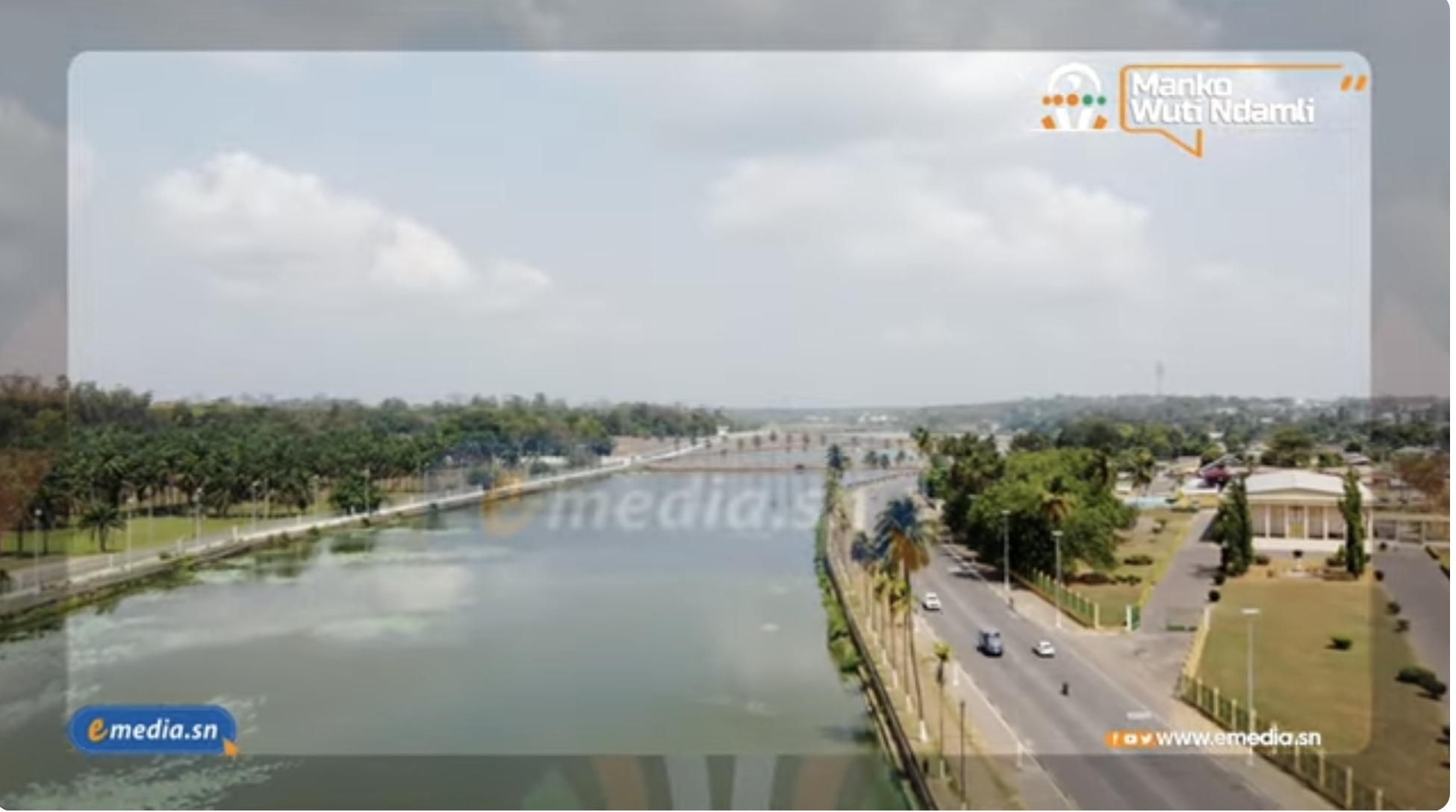 Découverte : Yamoussoukro vue du ciel - image drone Emedia.sn - EmediaSN