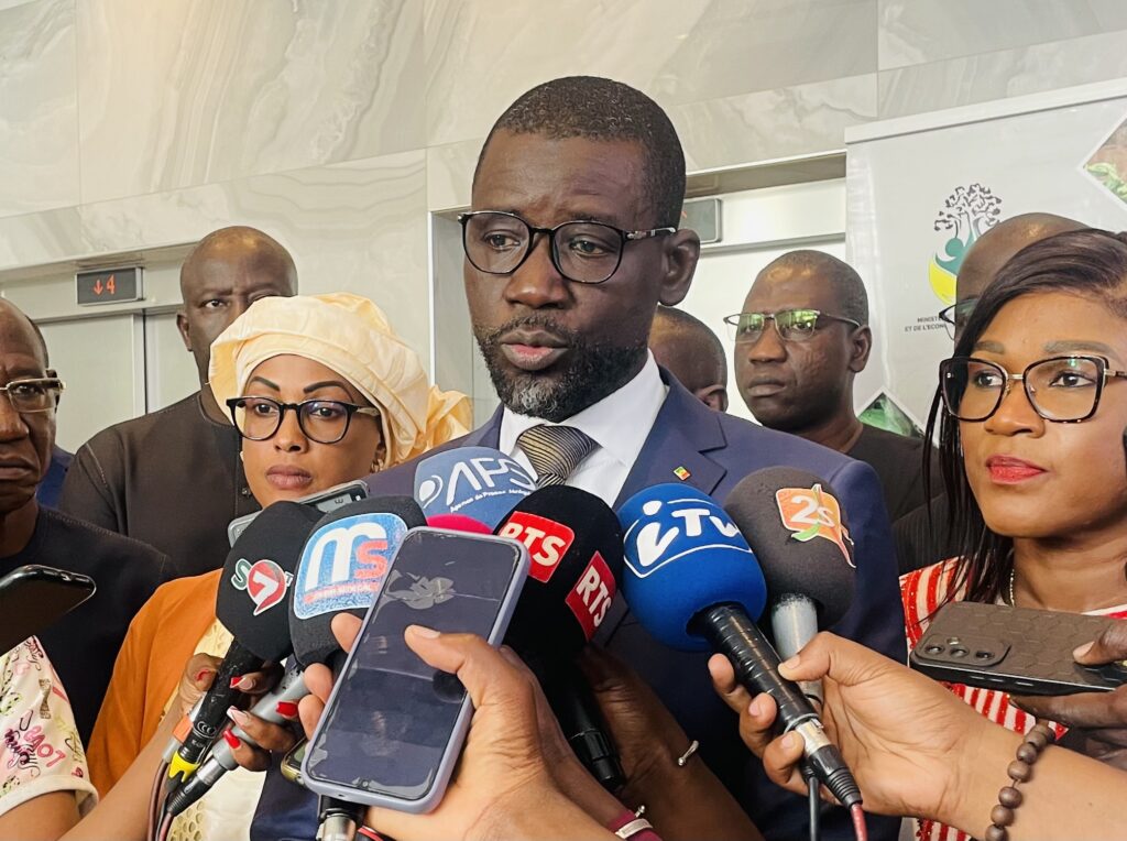 Microfinance : Le ministre Alioune Dione a visité les services relevant ...