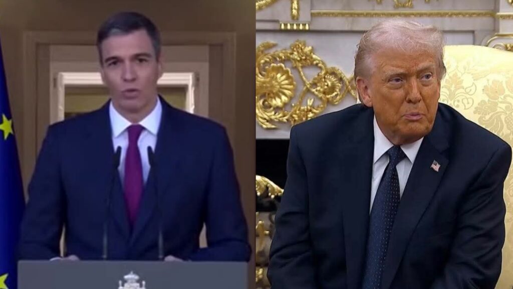 « Nous ne serons pas complices » : Pedro Sánchez tient tête à Donald ...